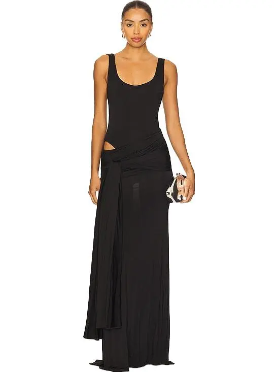 LOVERS AND FRIENDS Haydee Gown - Black