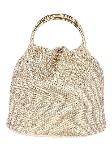 OLGA BERG Mabel Crystal Top Handle Bag - Champagne