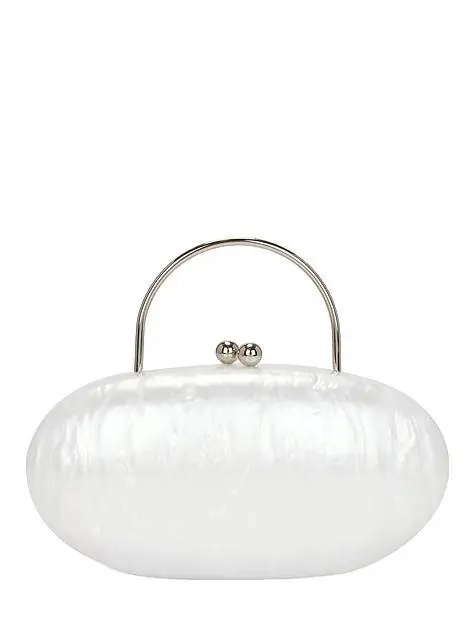 OLGA BERG Imelda Top Handle Bag - White