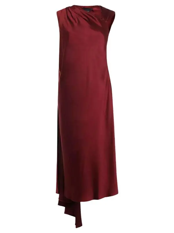 Max Mara Edolo Silk Dress - Red