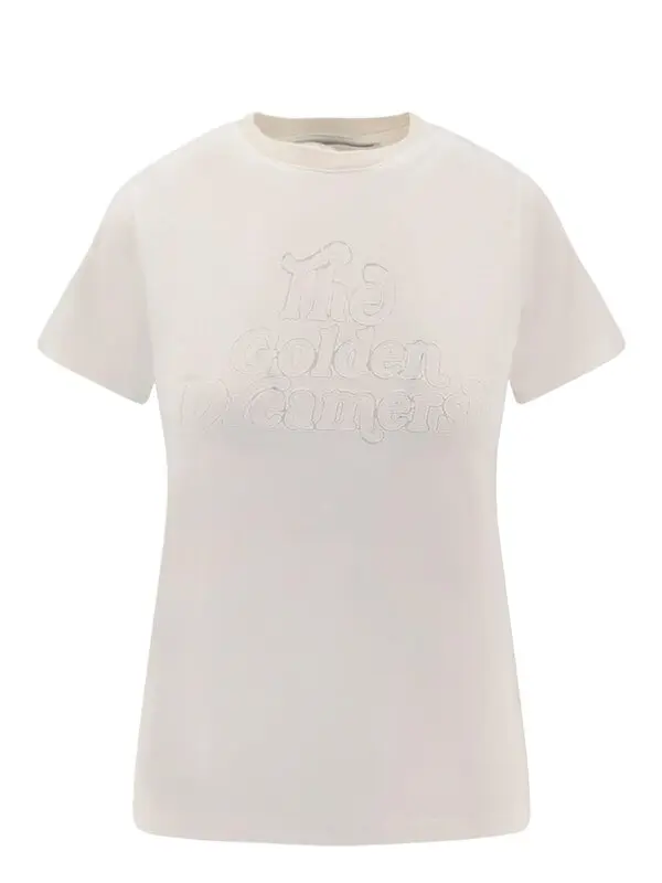 GOLDEN GOOSE Olivia Viscose Blend T-shirt - White