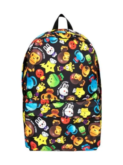 A BATHING APE Baby Milo & Friends Backpack - Black