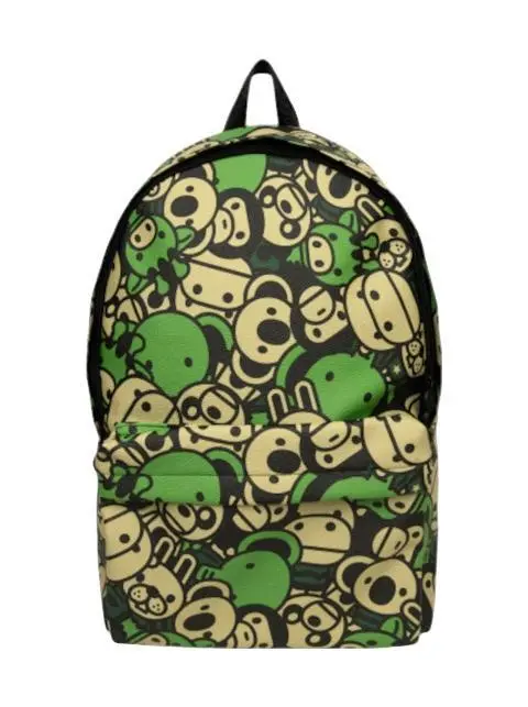 A BATHING APE Baby Milo Large Backpack - Apple Green