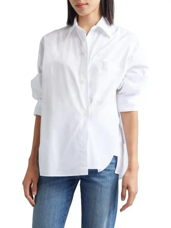 TWP Cotton Wrap Shirt - White