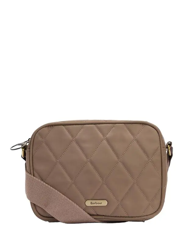 Barbour Quilted Nylon Crossbody Bag - New Sand