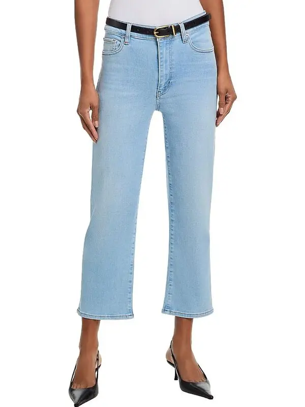 FRAME Pixie Le Sleek High Rise Straight Leg Jeans - Hush