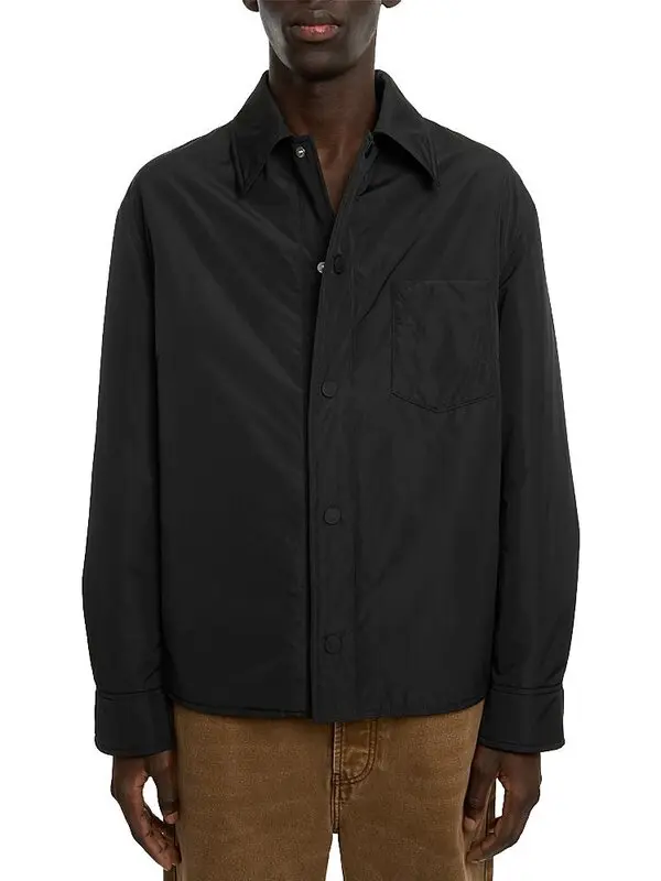 Ami Water Repellent Overshirt - Black