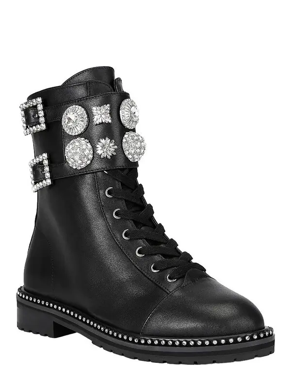 Kurt Geiger Stoop Combat Boots - Black