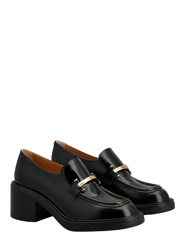 TOD'S Loafer Pumps - Black