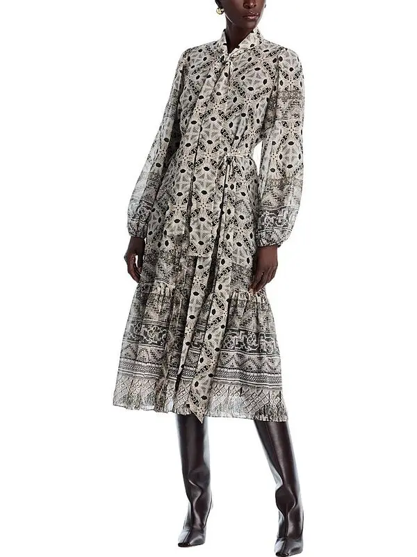 Kobi Halperin Flint Printed Dress - Black Multi