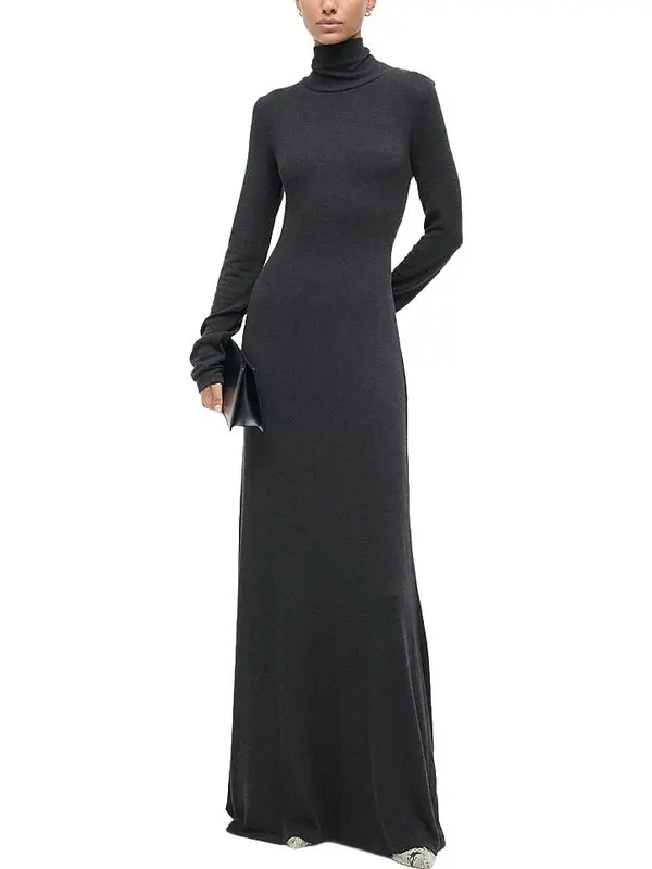 Staud Vanya Dress - Charcoal