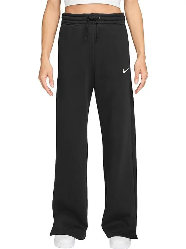 Nike Phoenix Fleece High-rise Pants - Black