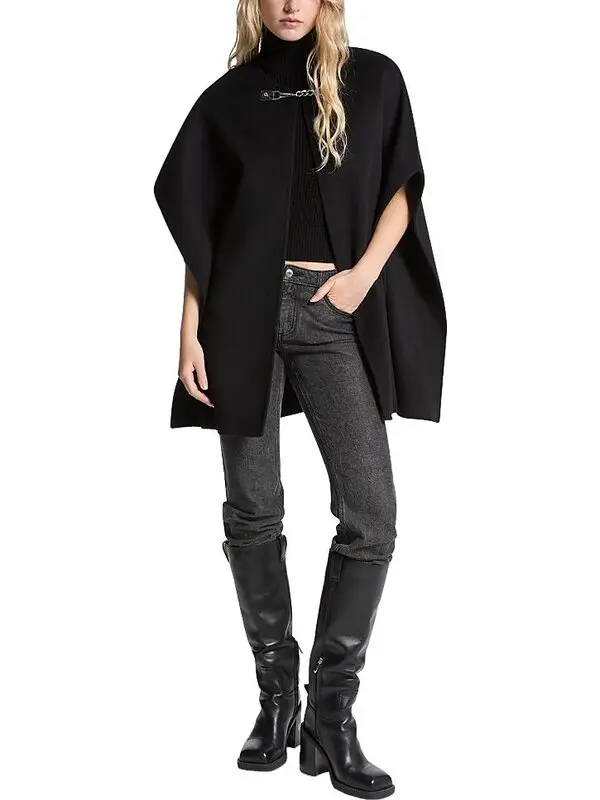 Michael Kors Double Faced Cape - Derby Heather