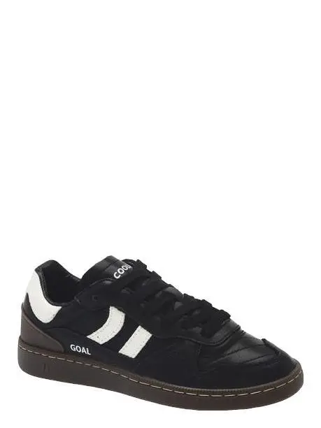 COOLWAY Goal Sneaker - Black Leather