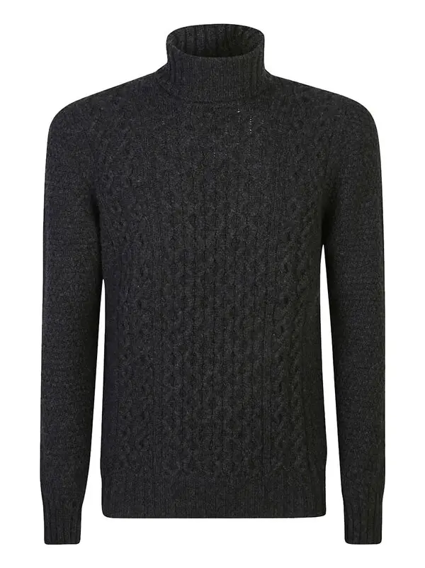 DRUMOHR Lambswool Sweater - Black