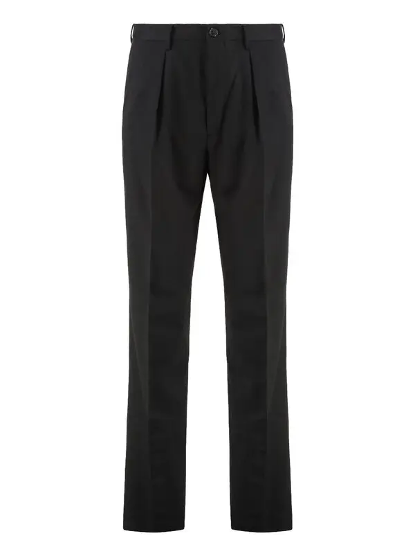 SLOWEAR Cotton Trousers - Black