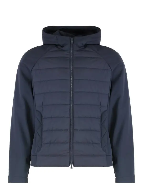 Paul & Shark Technical Fabric Hooded Jacket - Blue