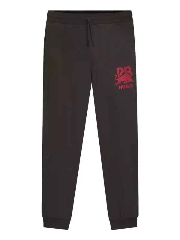 Hugo Logo Drawstring Sweatpants - Brown