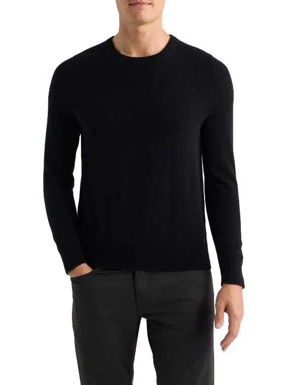 Nordstrom Cashmere Crewneck Sweater - Black