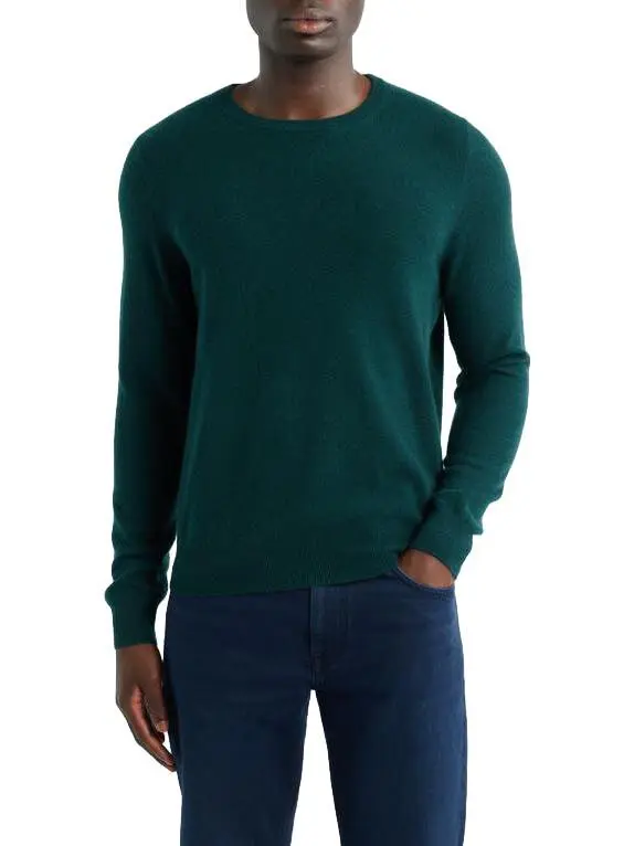 Nordstrom Cashmere Crewneck Sweater - Green Ponderosa