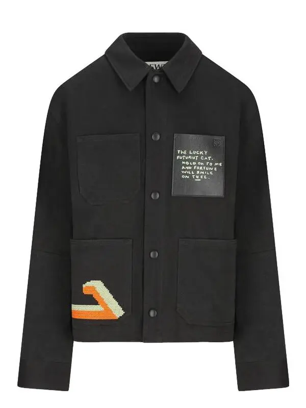Loewe Cotton Jacket - Black