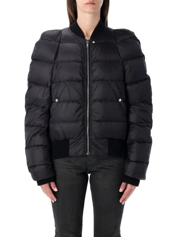 Rick Owens Padded Bomber Jacket - Black