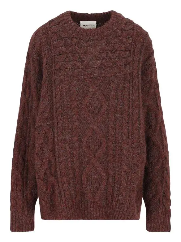 Isabel Marant Cable-knit Sweater - Purple