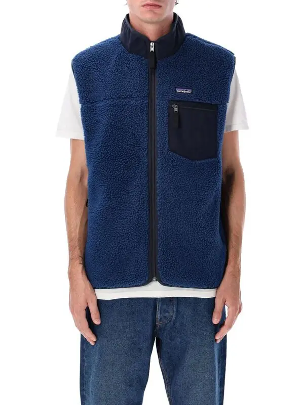 Patagonia Classic Retro-x Fleece Vest - Clement Blue