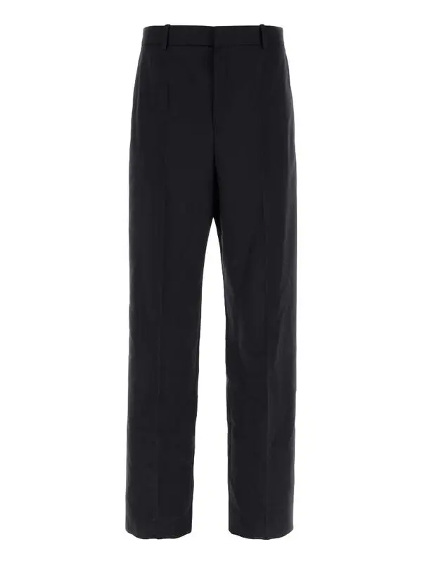 Saint Laurent Pantalon Plat - Blue