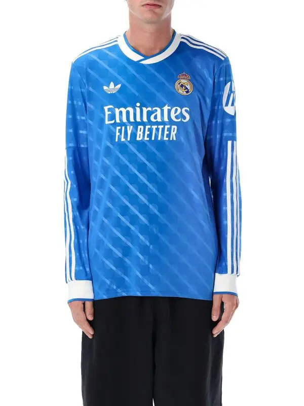 Adidas Originals By Alexander Wang Real Madrid 25/26 Long Sleeve Third Jersey - Blue Bird