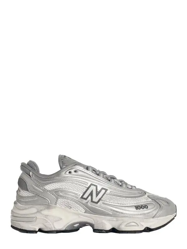 NEW BALANCE 1000 Fabric Blend Sneakers - Silver