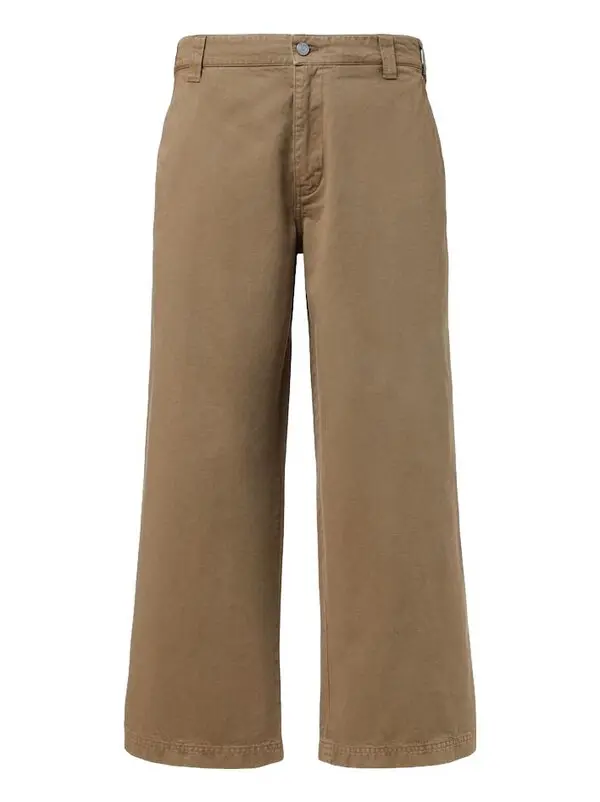 ERL High-rise Wide-leg Jeans - Brown