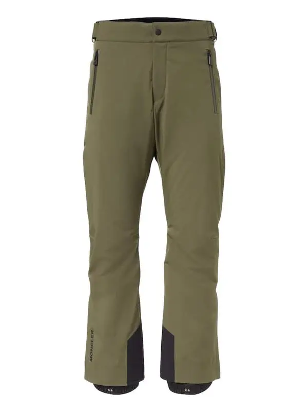 Moncler High Performance Ski Pants - Green
