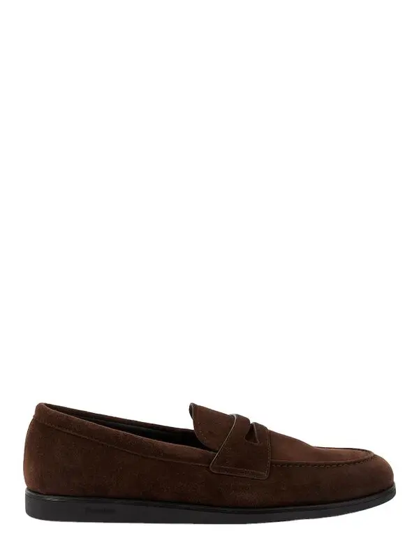 Church's Portsmouth Suede Penny Loafers - Brown