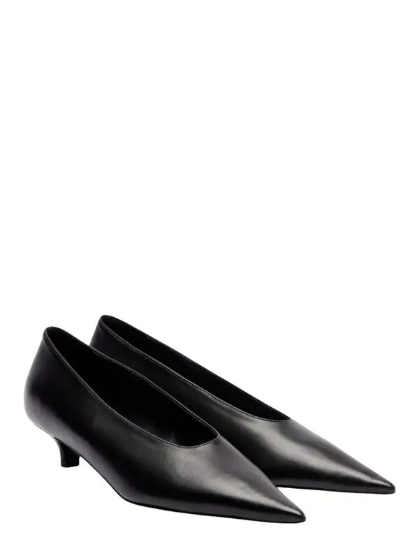 TOTEME Leather Pumps - Black