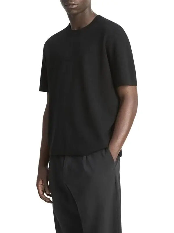 Vince Apos;s Milano Crewneck T-shirt - Black