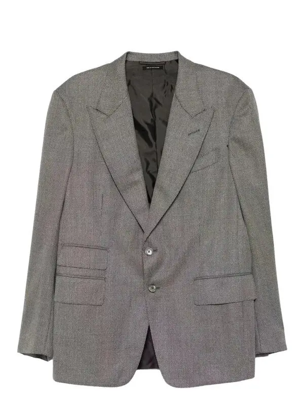 TOM FORD Wool Blazer - Grey