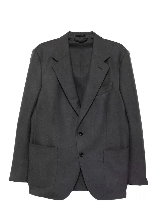 TOM FORD Single-breasted Blazer - Grey