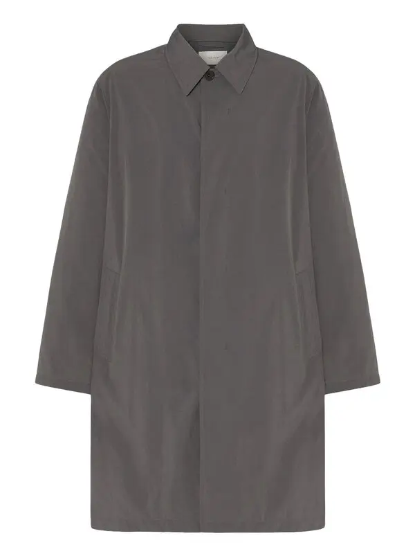 THE ROW Hesper Car Coat - Grey Cobalt