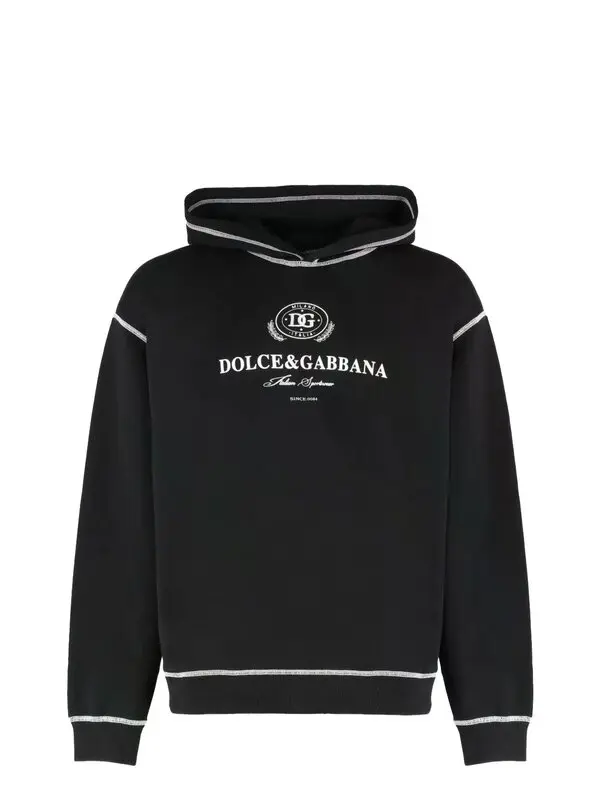 Dolce & Gabbana Logo-print Hoodie - Black