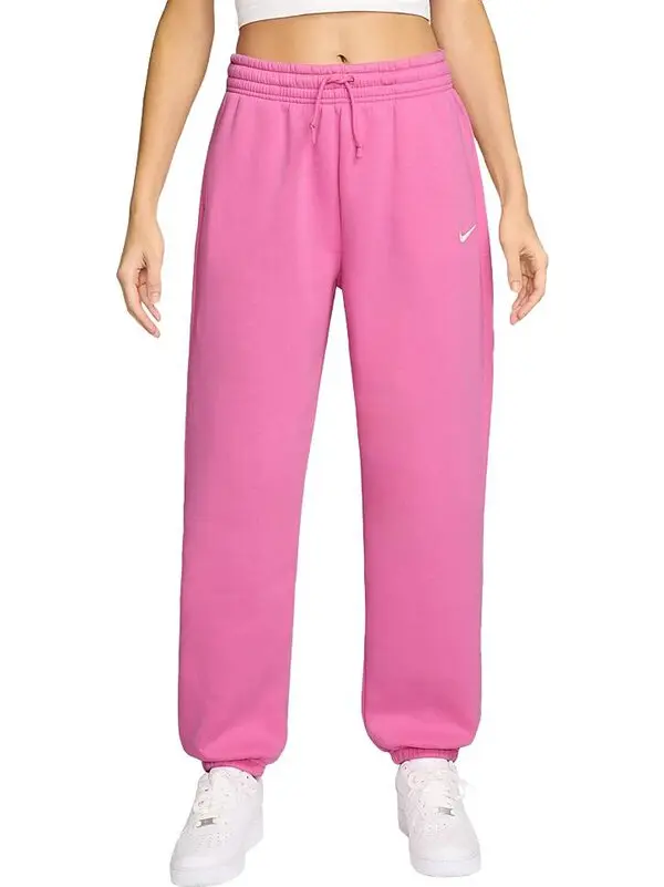 Nike Phoenix Fleece High-rise Oversized Pants - Playful Pink