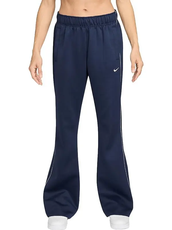 Nike Mid Rise Side Stripe Pants - Midnight Navy
