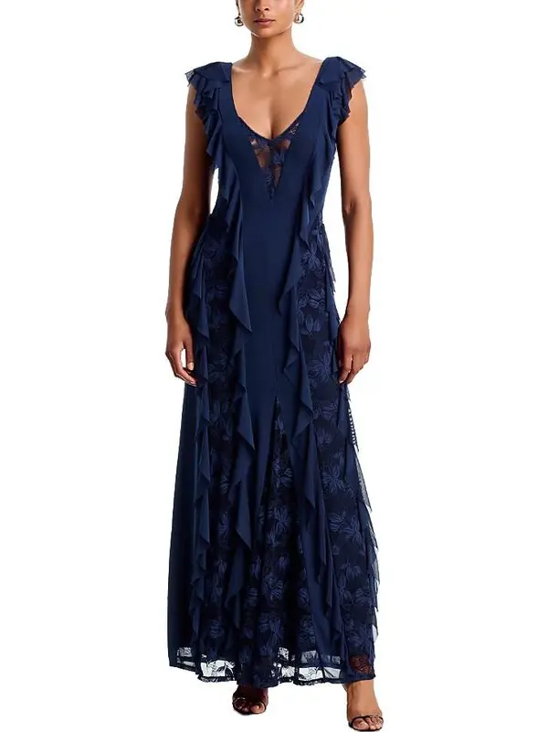 AFRM Trista Maxi Dress - Black Iris