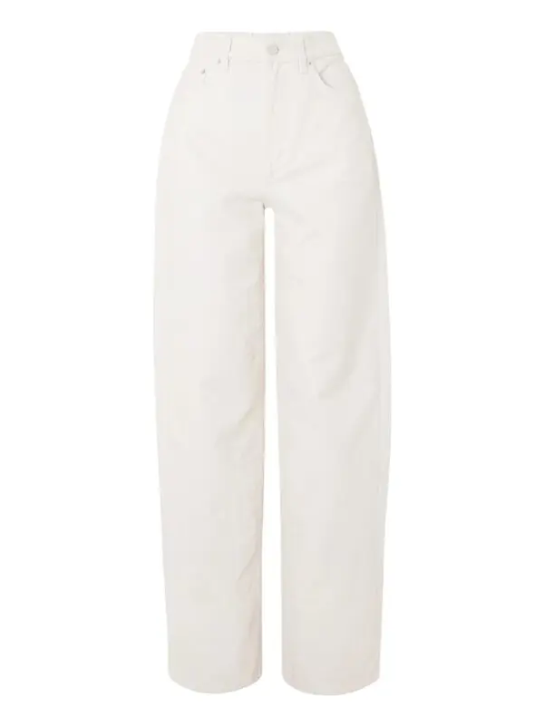 Loulou De Saison Asmar High-rise Straight-leg Jeans - Cream