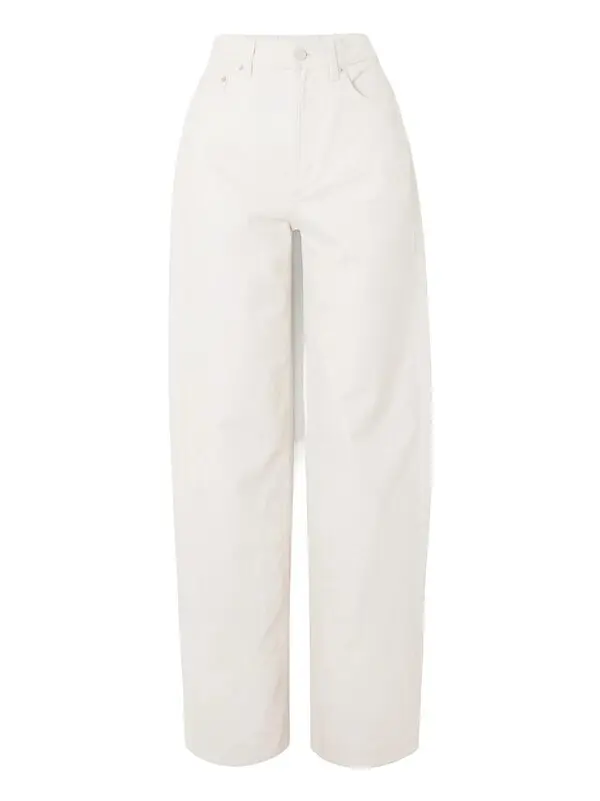 Loulou De Saison Asmar High-rise Straight-leg Jeans - Neutrals
