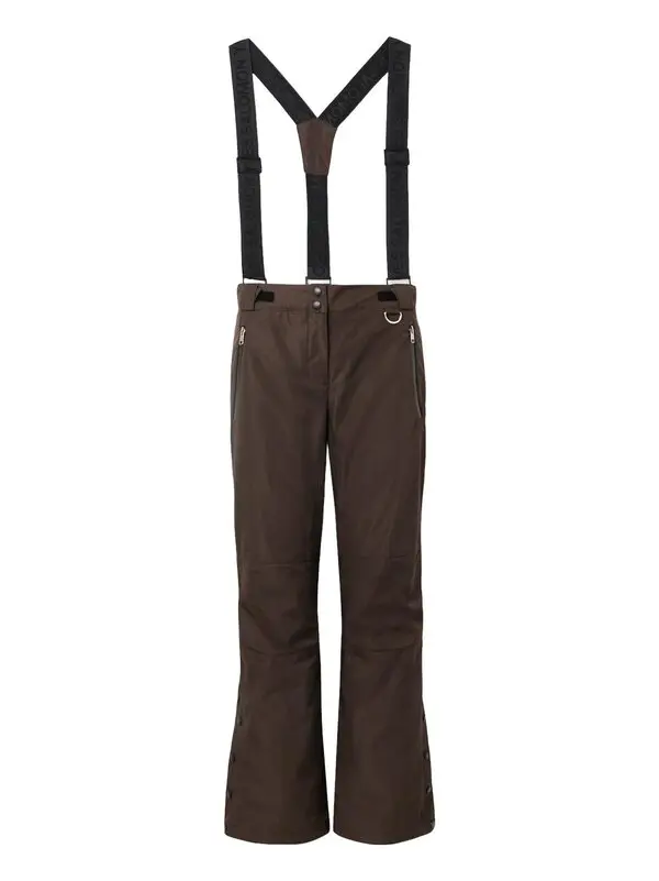 YVES SALOMON Flared Ski Pants - Brown