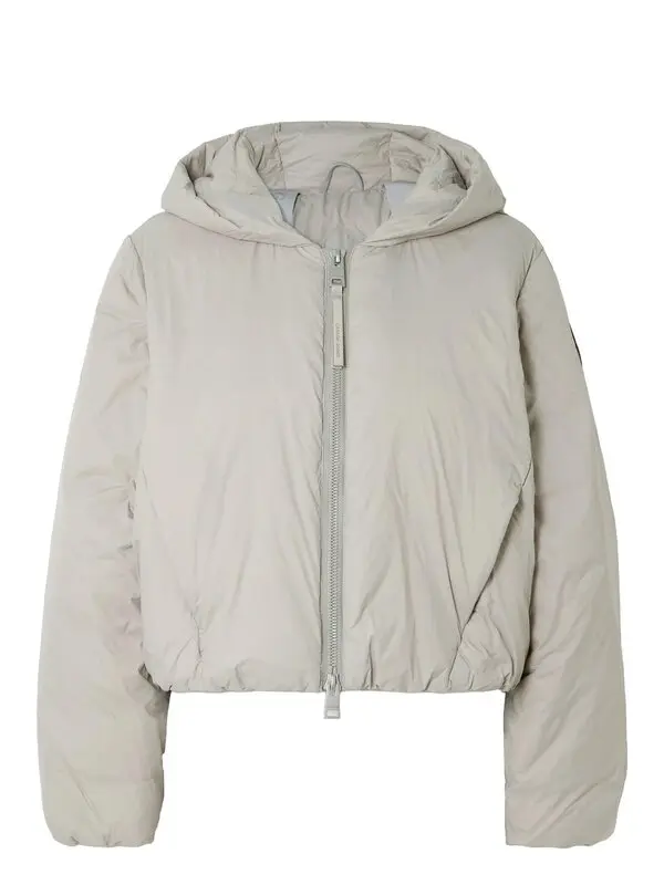 Canada Goose Elba Cropped Padded Jacket - Gray