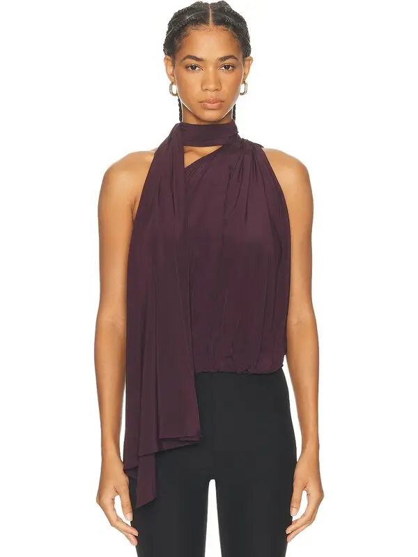 A.L.C. Celeste Top - Deep Plum