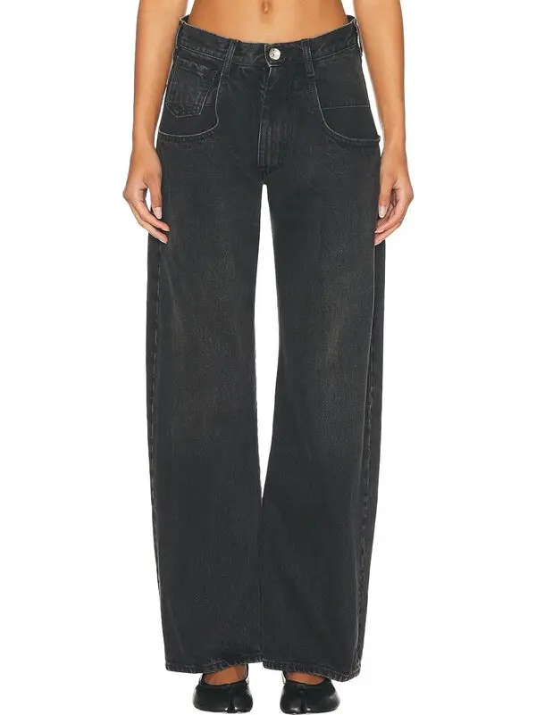 MAISON MARGIELA Wide-leg Jeans - Black