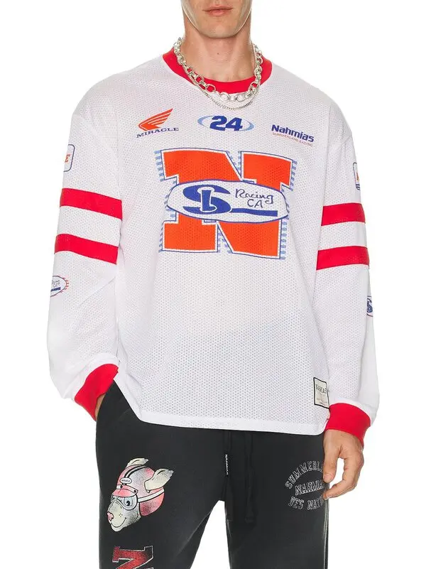 NAHMIAS Racing Mesh Jersey - White
